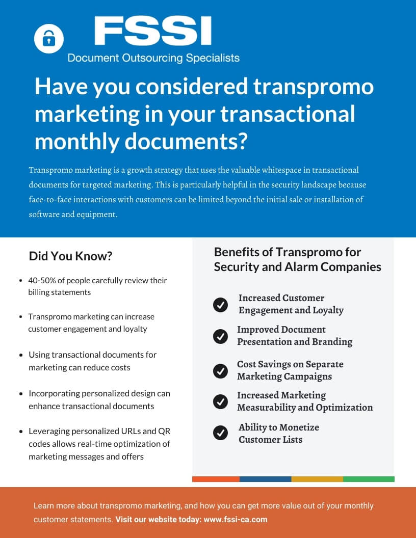 Using Transpromo to Transform Security Billing Statements