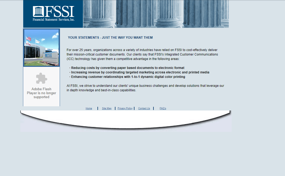 FSSI Website Design Throughout the Years (1999-2022)