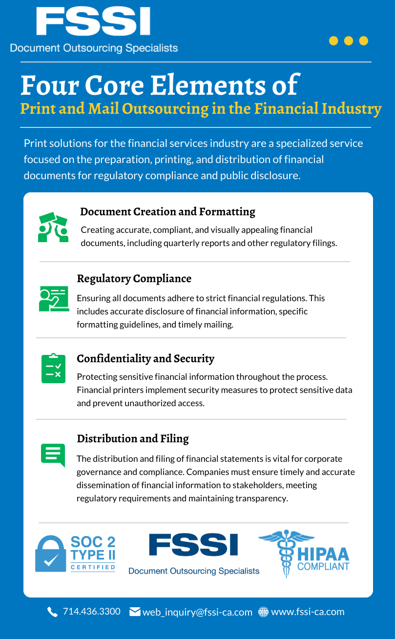 Financial Printing and Mailing: Compliance and Accuracy